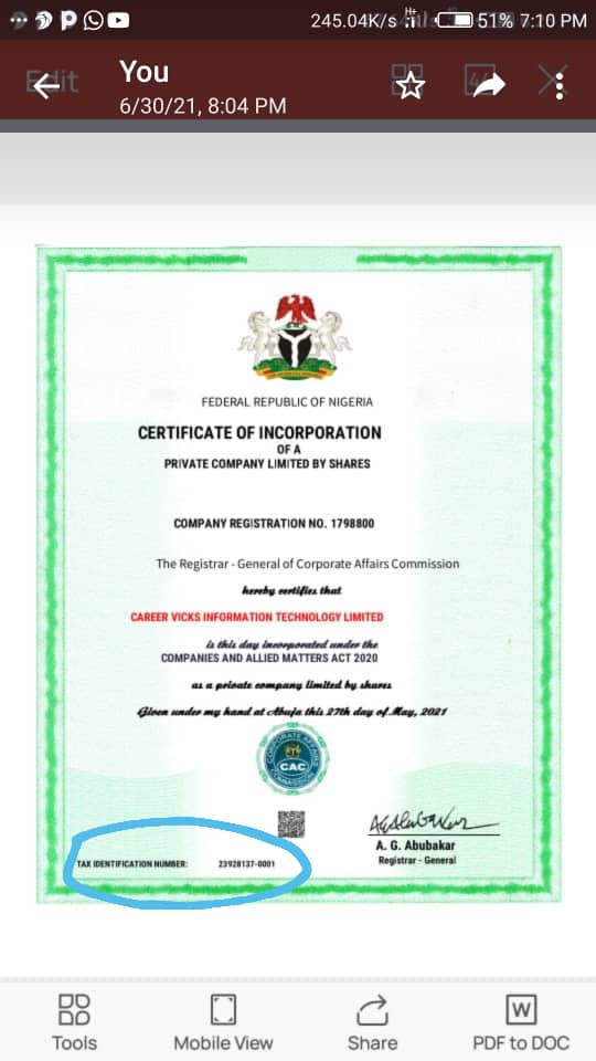 CVIT Nigeria Ikeja Lagos - finelib.com