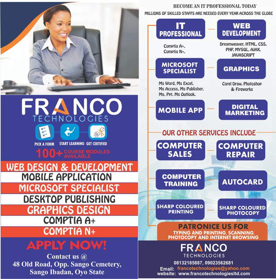 Franco Technologies Ibadan Oyo State - finelib.com
