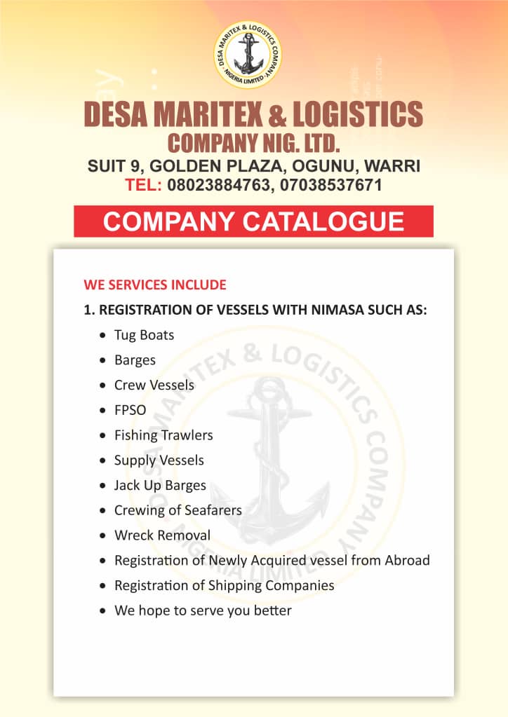 Desa Maritex and Logistics Company Nigeria Ltd. Warri Delta - finelib.com