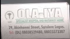 Olaiya Specialist Hospital And Maternity Ojuelegba Lagos - finelib.com