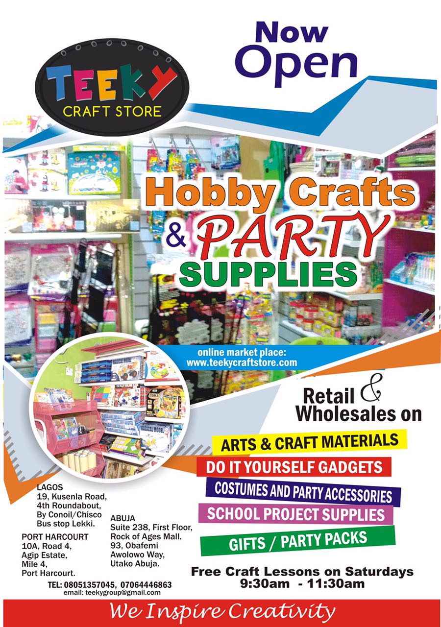Teeky Arts & Crafts Ikate-Elegushi Lekki Penninsula Lagos - finelib.com