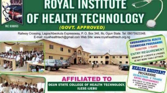 Royal Institute of Health Technology Ifo Ogun State Nigeria - finelib.com