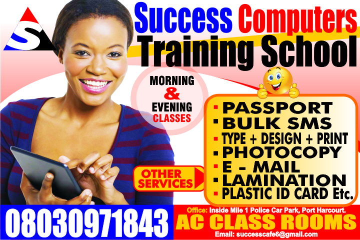 Success Computers Training School Diobu PortHarcourt Rivers State ...