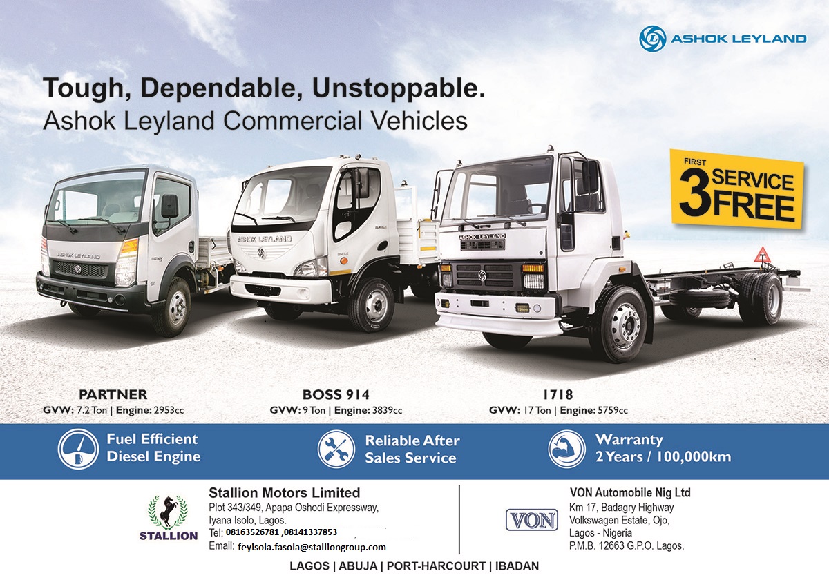 Ashok Leyland Stallion Motors Nigeria Mandilas Bus Stop Iyana, Isolo ...