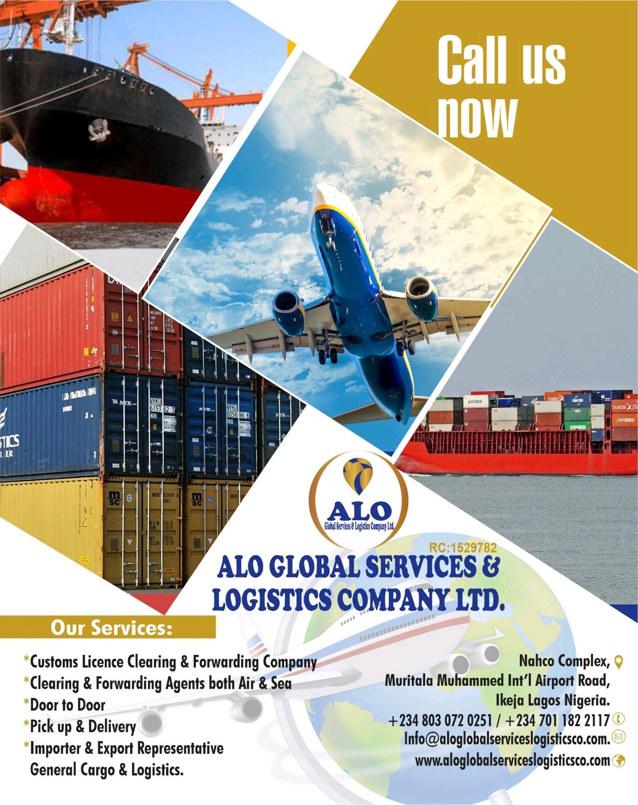 Alo Global Services and Logistics Company Limited Ikeja Lagos - finelib.com